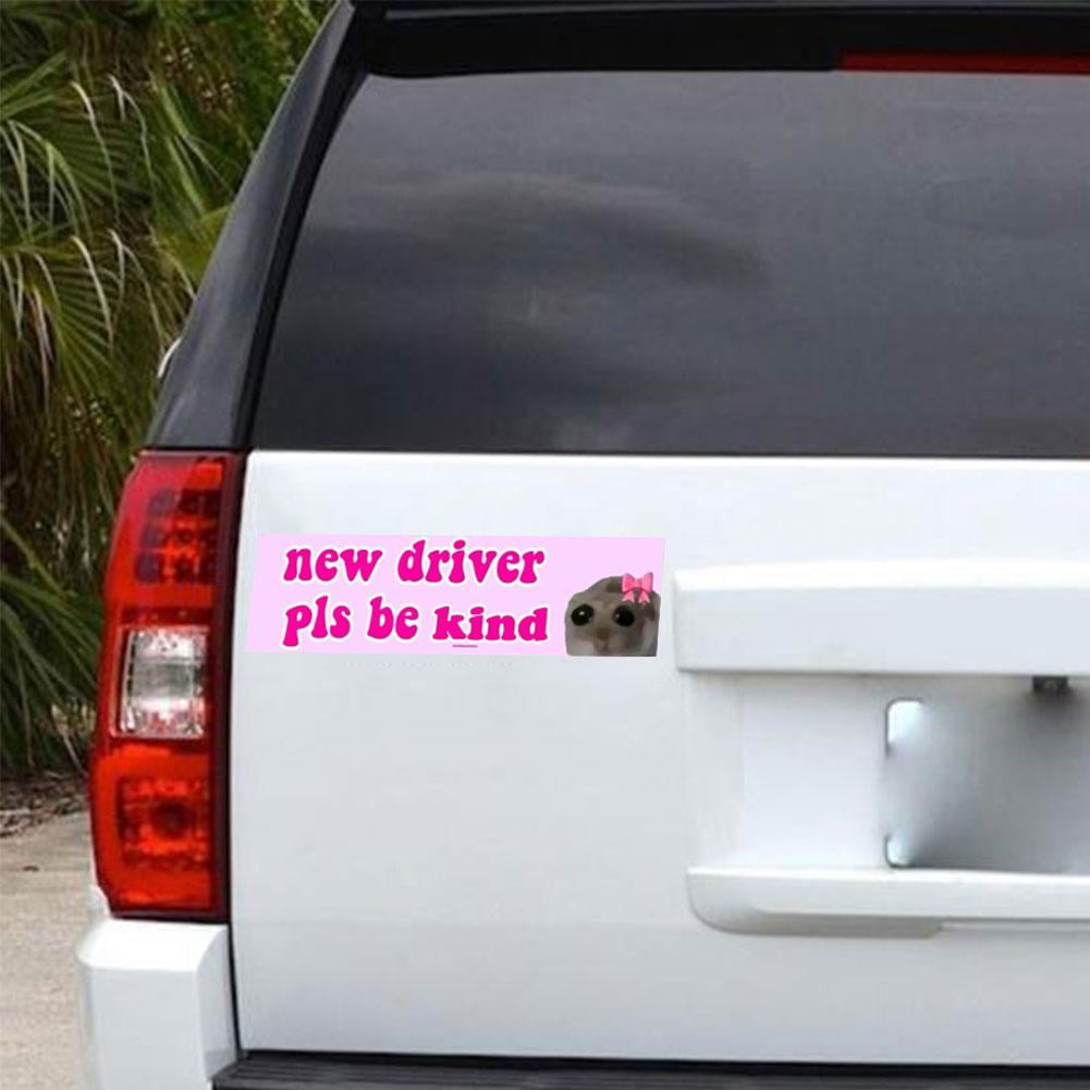 HPDL New Driver Pls Be Kind, Magnetic New Driver Car Sticker Kind ...