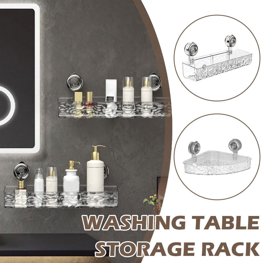 HPDL NoDrill Suction Cup NO Standing Water Bathroom Shelf Wall Mounted ...