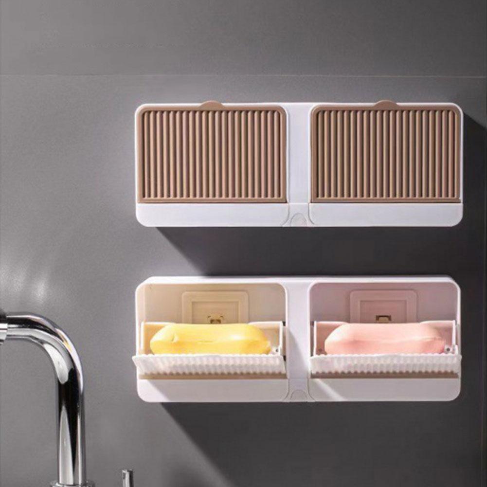 HPDL Non Punching Soap Storage Box Wall Mounted - Walmart.com