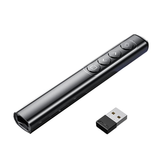Quartet Wireless Remote and Laser Pointer, Class 2, Small Venue, Black - Walmart.com