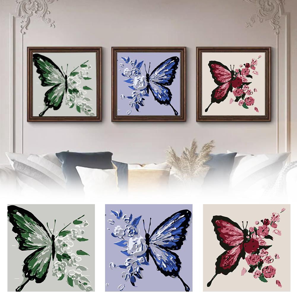 HPDL Painting by Numbers DIY Color Filling Handpainted Oil Painting ...