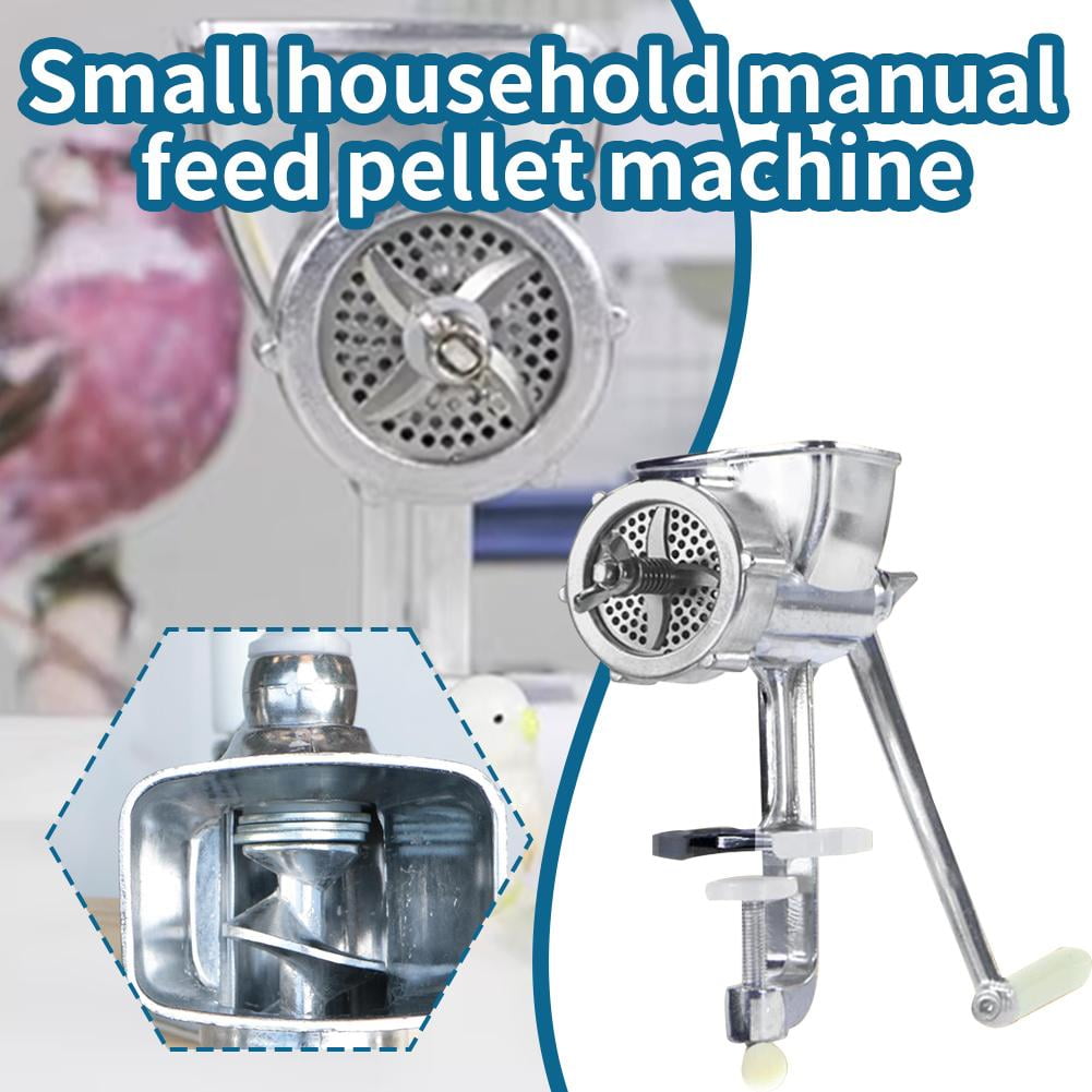 HPDL Pet Feed Pellet Machine Small Household Manual Fish Machine Bait ...