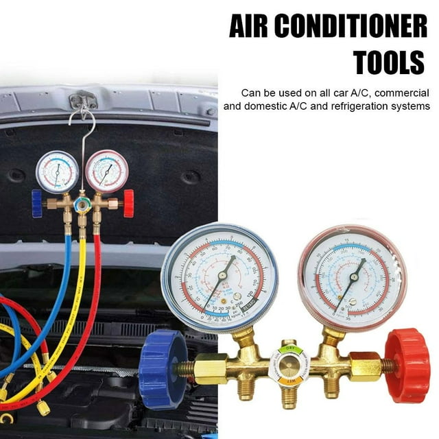 HPDL R134A R32 R410 R22 AirConditioning Pressure Gauge Refrigerant эф ...