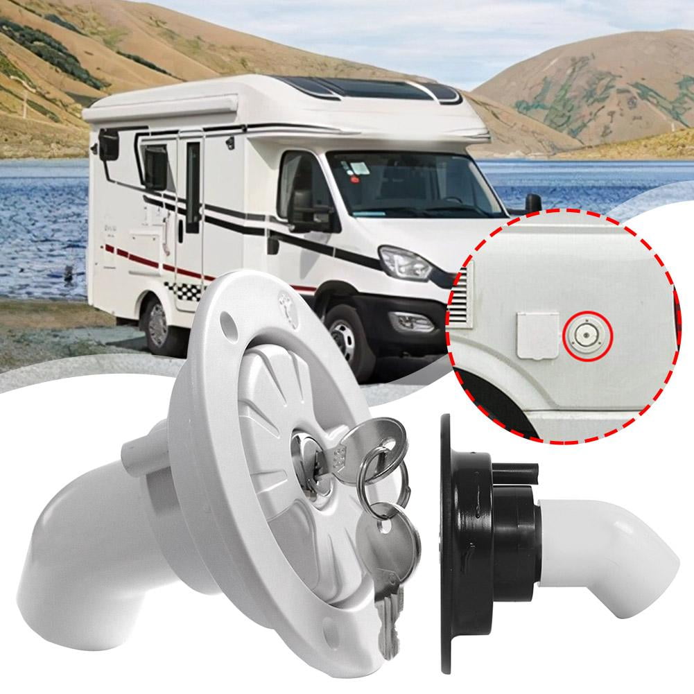 HPDL RV Accessories Gravity Fresh Water Fill Hatch Lockable For Campe d ...