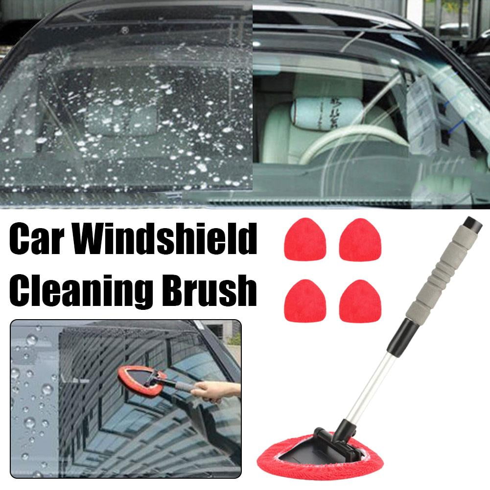 HPDL Red + 4 sets of glass defog brush car windshield cleaning brush glass cleaning brush window ...