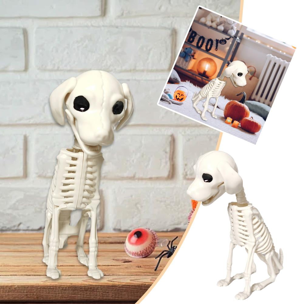 Clerance! Halloween Skeleton Sitting Dog Puppy Skeleton DIY Decor HOT ...