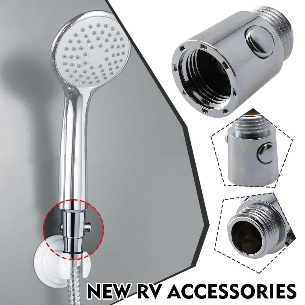 HPDL Silver ABS Shower Head Arm Diverter Valve Bidet Spray Head Water ...