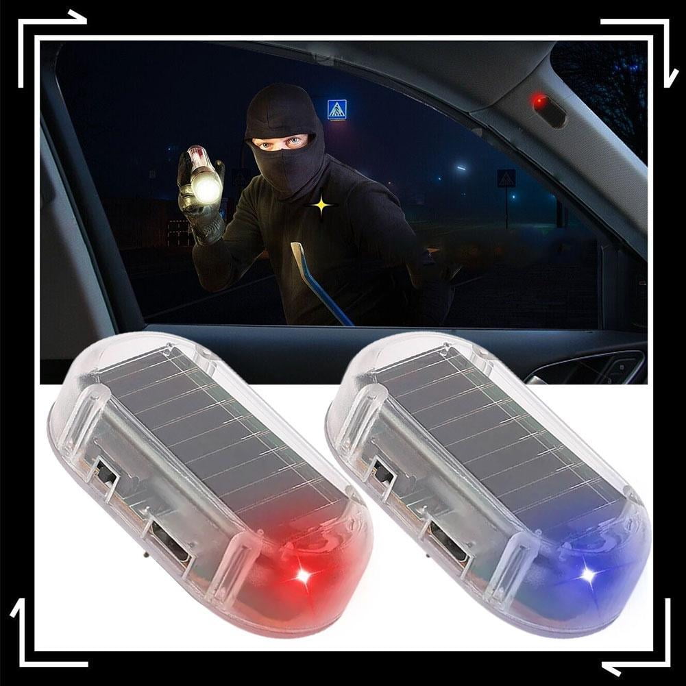 HPDL SolarPower Car LED Fake Dummy Alarm Warning Security AntiTheft ...
