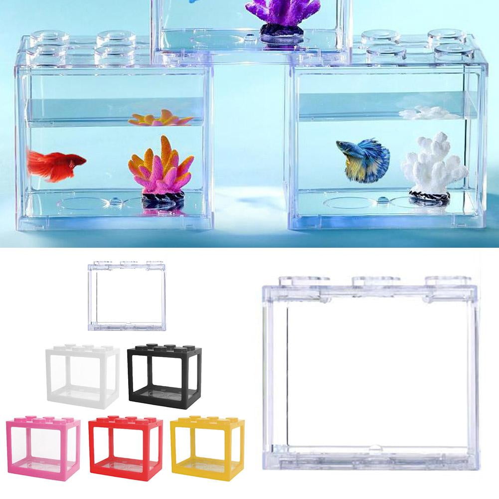HPDL Stackable Building Blocks Betta Fish Tank Aquarium Creative Fish ...