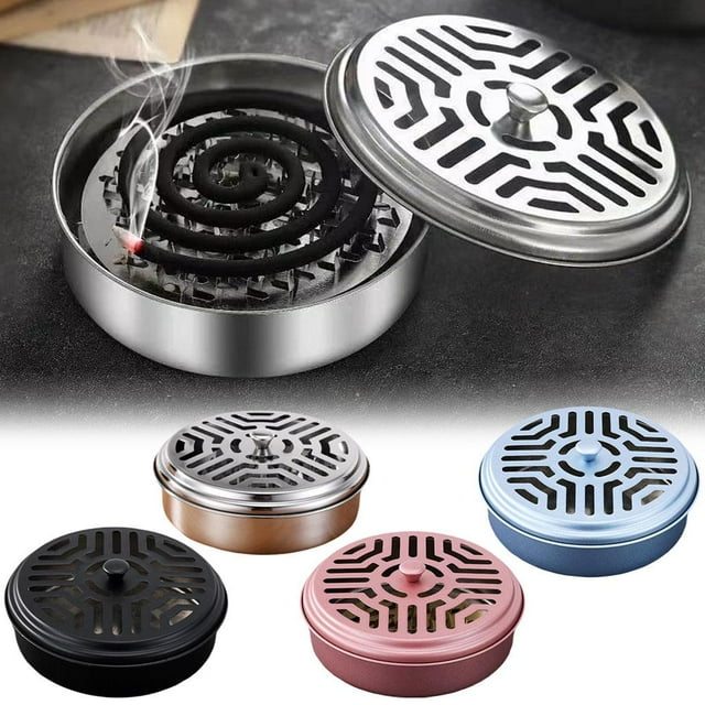 HPDL Stainless Steel Mosquito Coil Box Mosquito Coil Holder - Walmart.com
