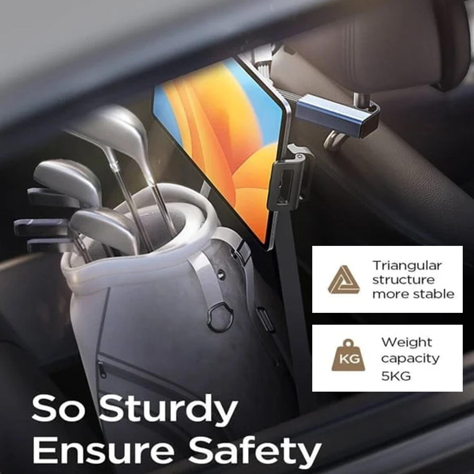 HPDL Tablet Headrest Holder Mount For Car Seat, fits iPads and Phones 4 ...