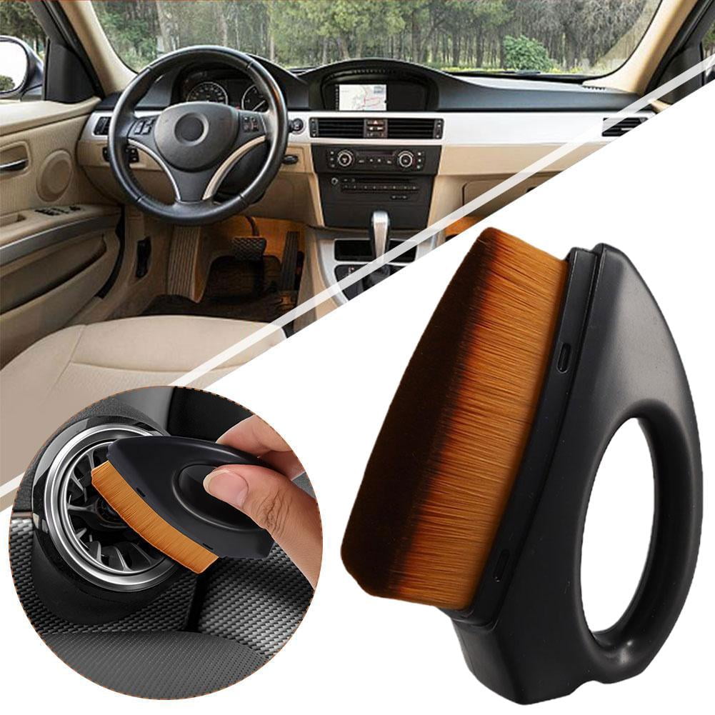 HPDL Triangle Brush White Hair Mini Car Tire Detail Brush Comfort Grip ...