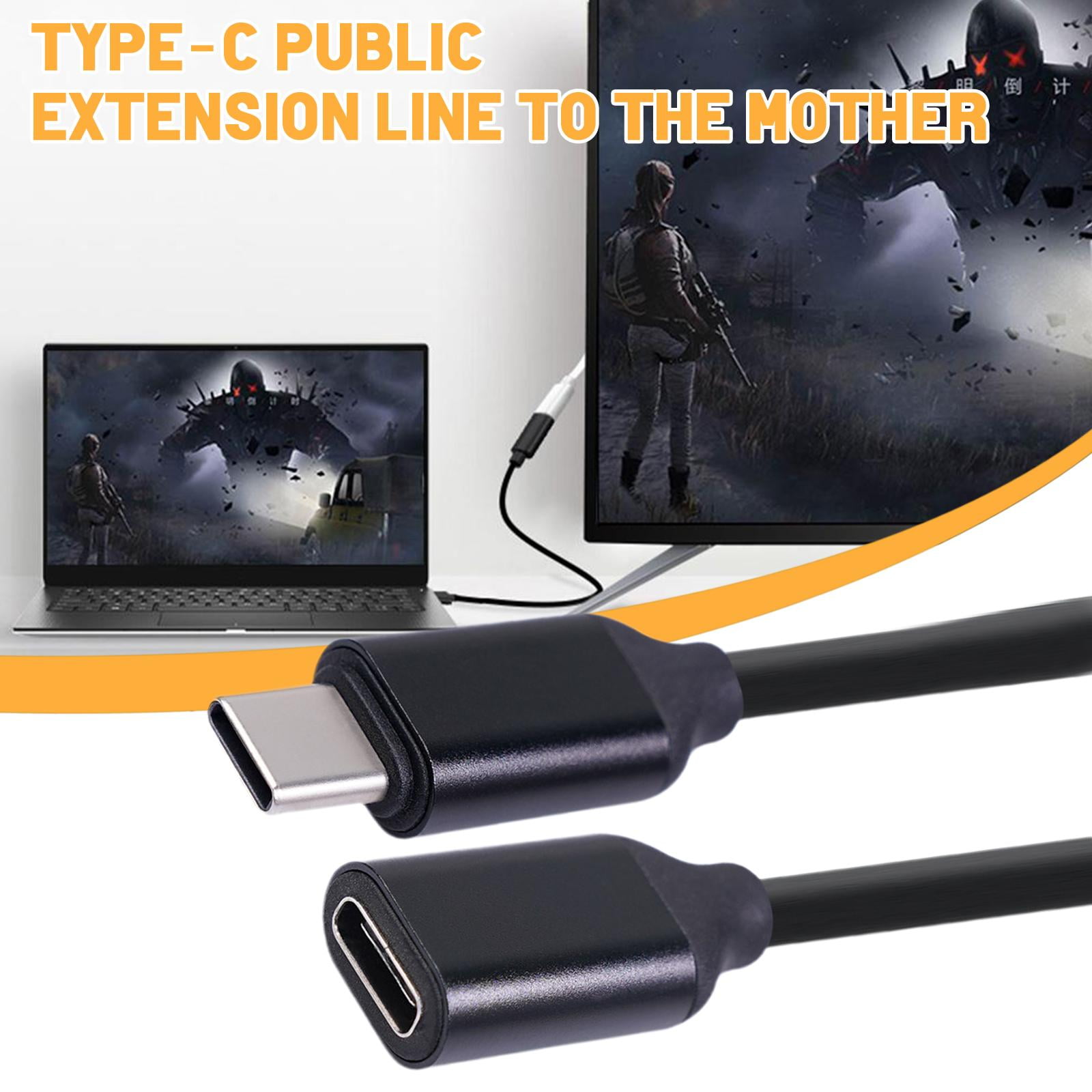 HPDL Type C Male to Female PD Charging USB C Extension Cable Cord ...