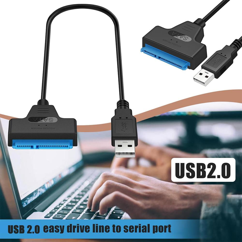 HPDL USB 2.0 To SATA 22 Pin 2.5 Inch Hard Disk Drive HDD Adapter ...