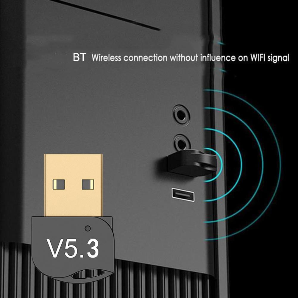 HPDL USB Bluetooth Adapter 5.3 Wireless Bluetooth Receiver Transmitter ...