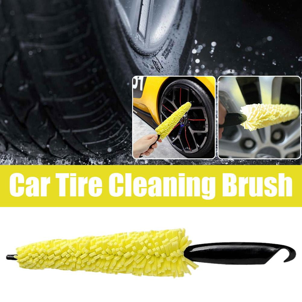HPDL Universal Car Auto Wheel Tyre Rim Cleaning Brush Cleaning r Tool ...