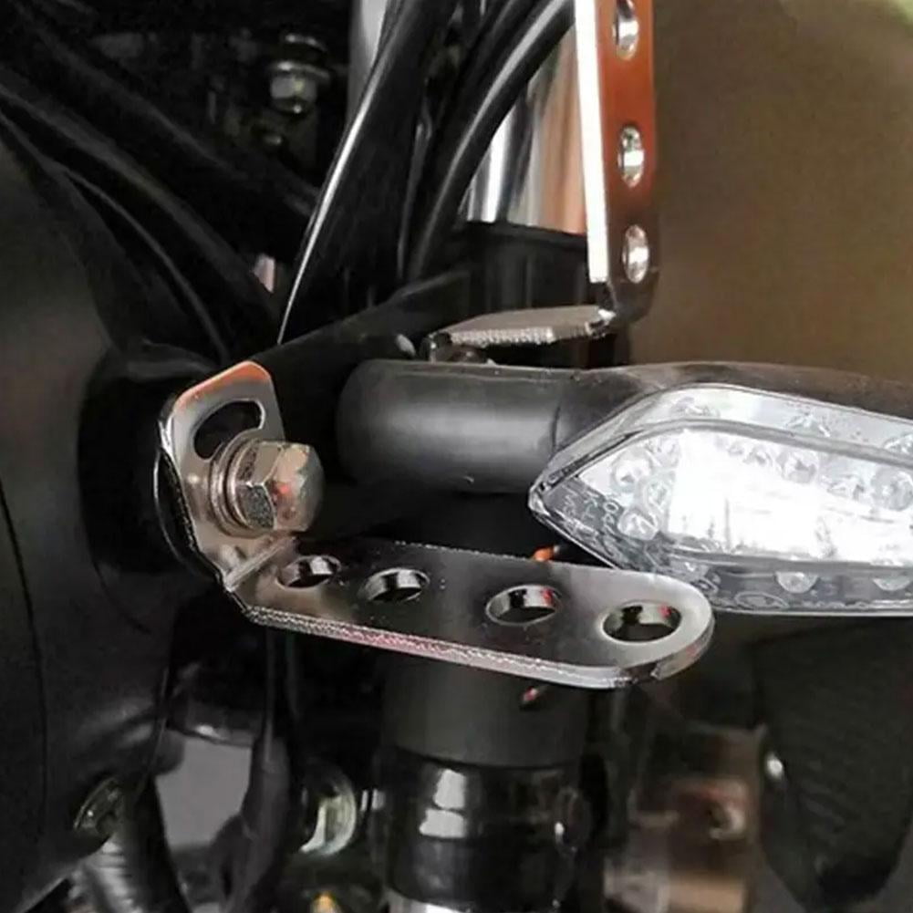 HPDL Universal Metal Motorcycle Modified Headlight Mount Brackets Clamp ...