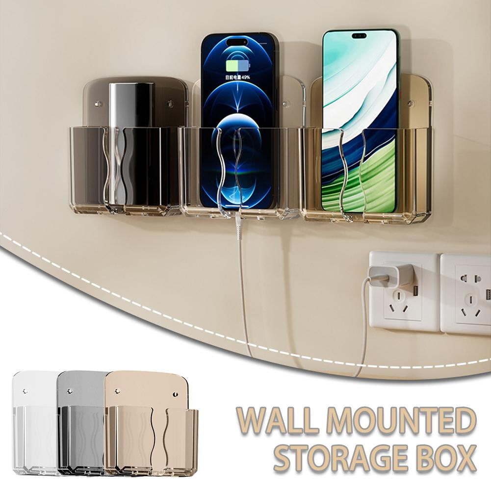 HPDL WallMounted Remote Control Storage Rack Mobile Phone Hook Storage ...