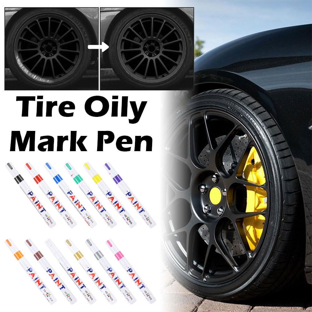 HPDL Waterproof Permanent Paint Marker Pen For Car Tyre Metal Rubber ...
