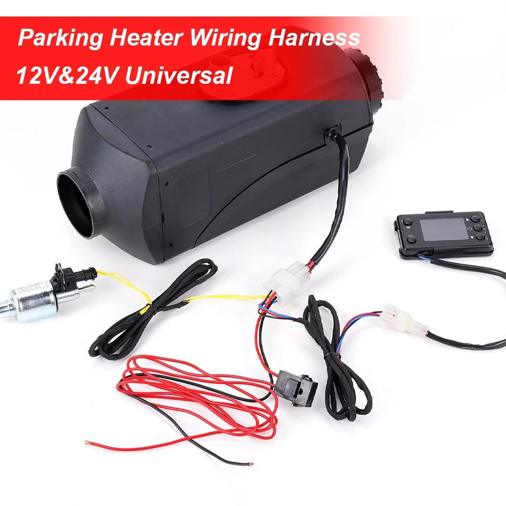 HPDL White head car parking heater wiring harness power cord ...