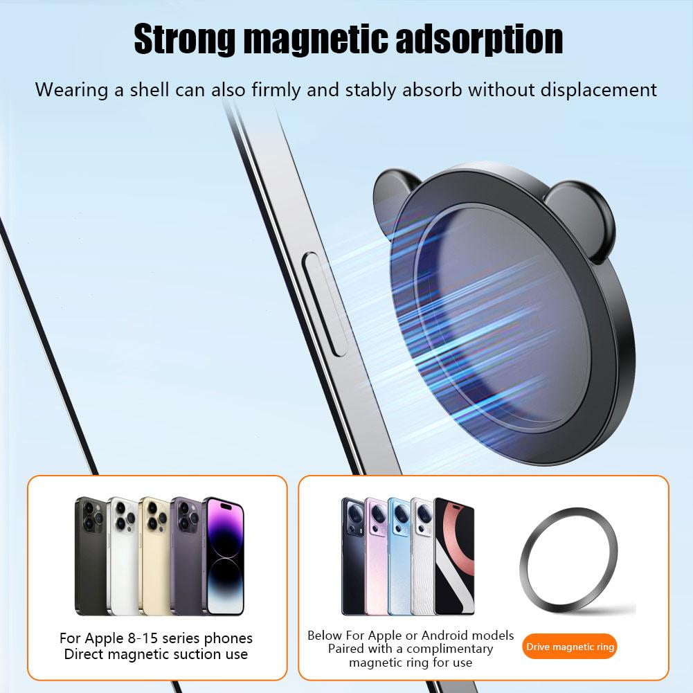 HPDL White one size mobile phone rear selfie mirror for MagSafe magnetic selfie artifact Vlog ...