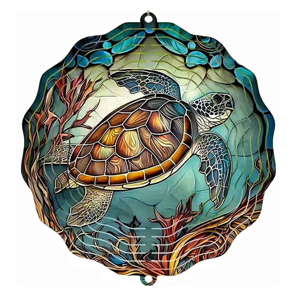 HPDL Wind Chime Pendant Golden Owl Peacock Metal 3D Crisp Dynamic ...