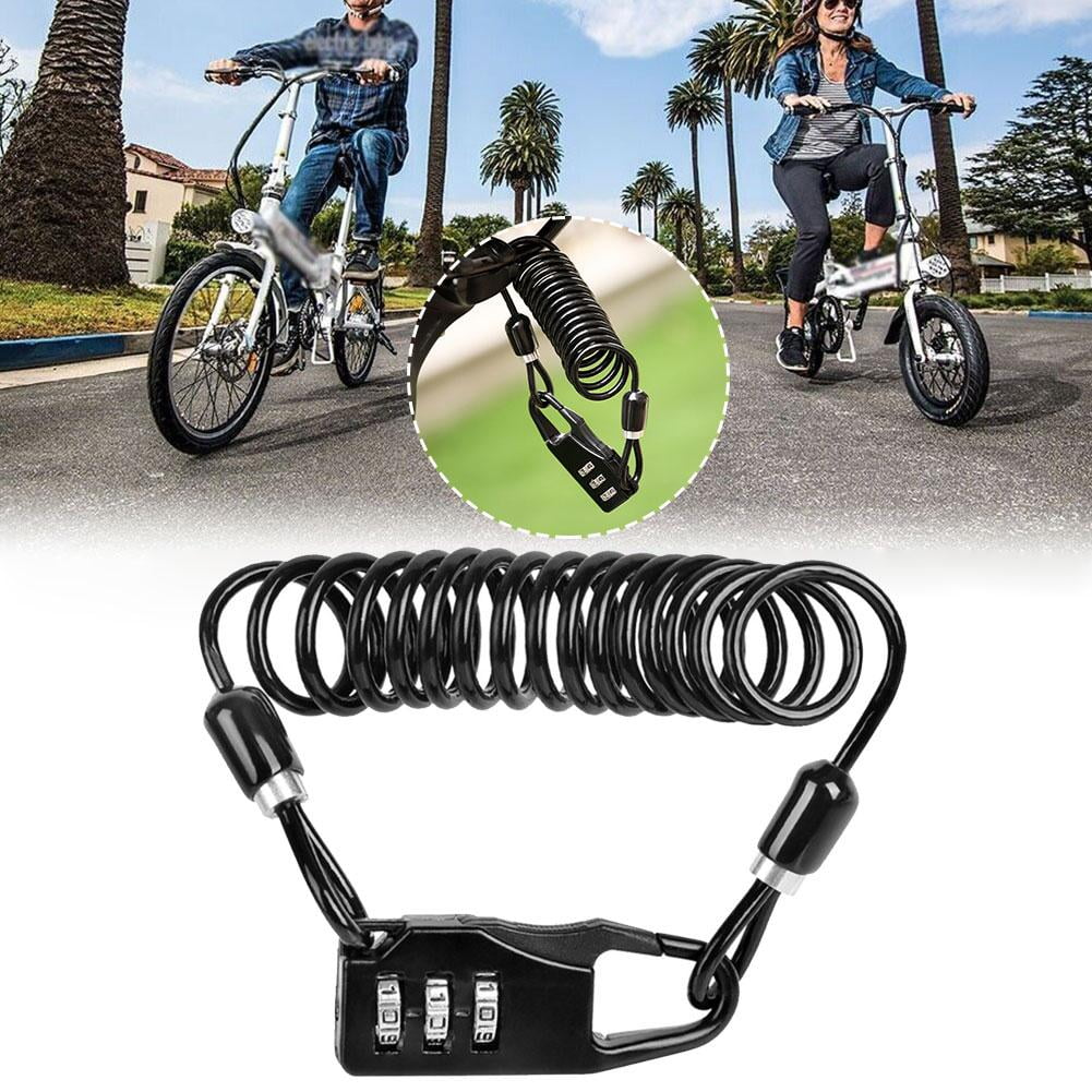 HPDL Wire Rope Steel Cable Code Lock Car Motorcycle Helmet Lock ...
