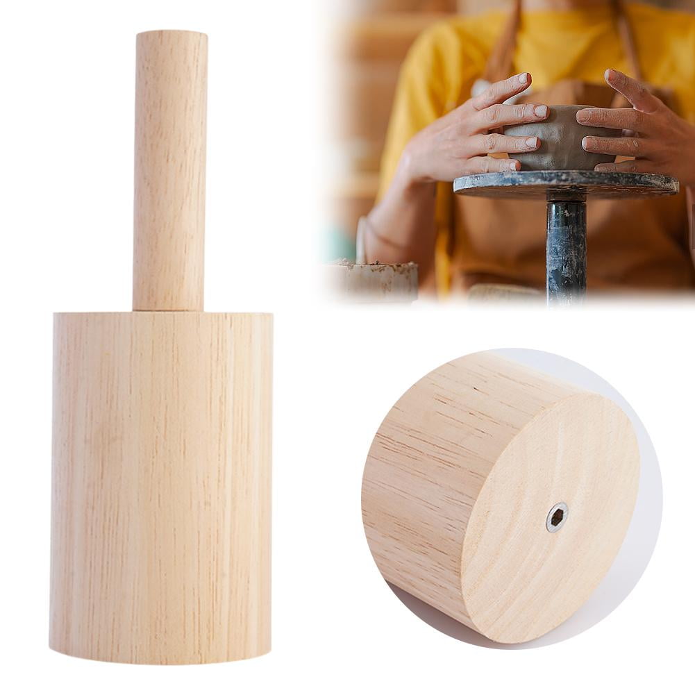 HPDL Wood Pottery Tools with Handle Pottery Molds Set Wooden Pottery ...