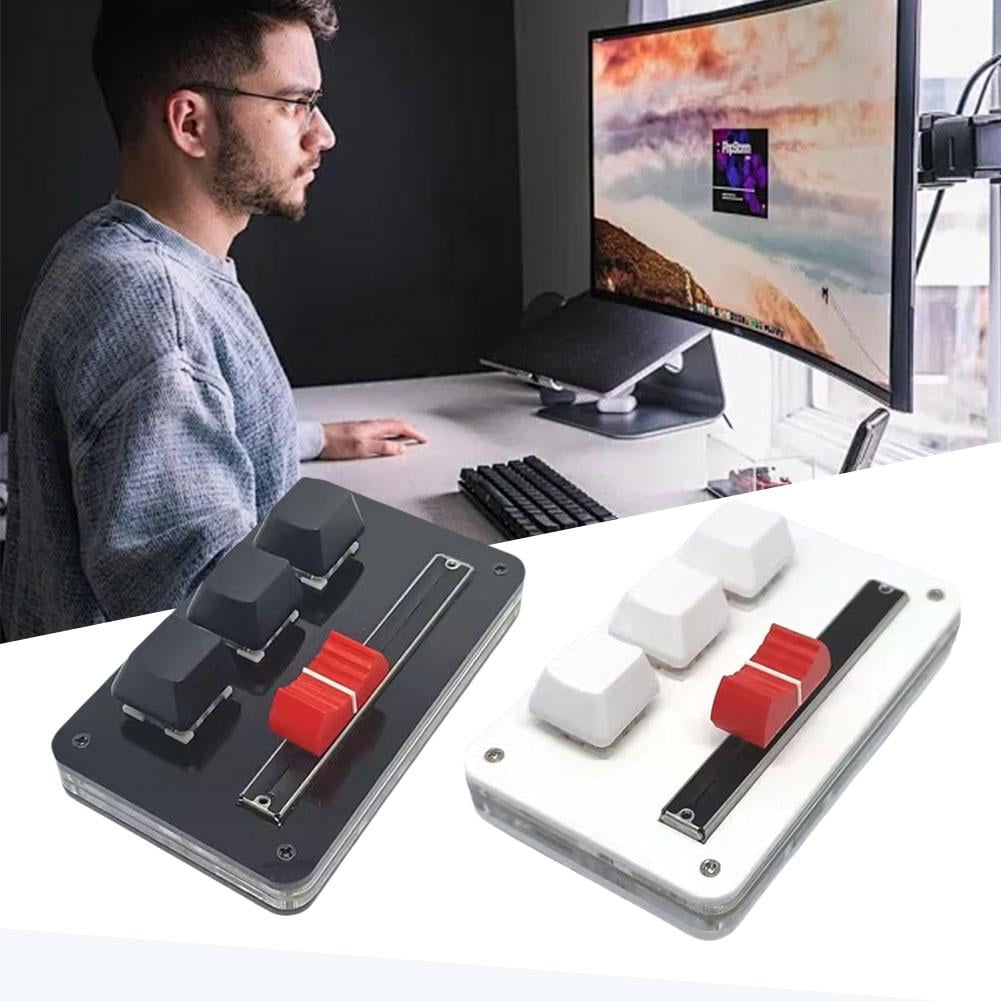 HPDL for Audio Games Mechanical Keyboard: Bluetooth 3-Key Fader ...