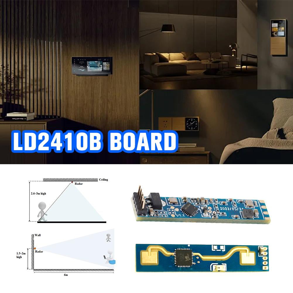 HPDL ld2410 24g Fmcw 24ghz Human Presence Sensing Module New Millimeter ...