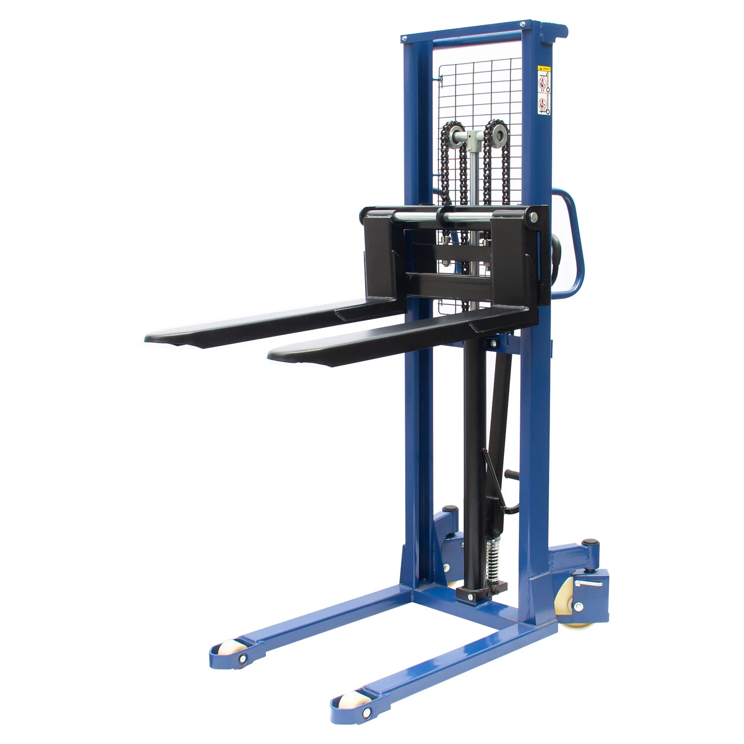 HPDMC 2200 Lbs Manual Pallet Stacker - 63 Inch Lift Height with ...