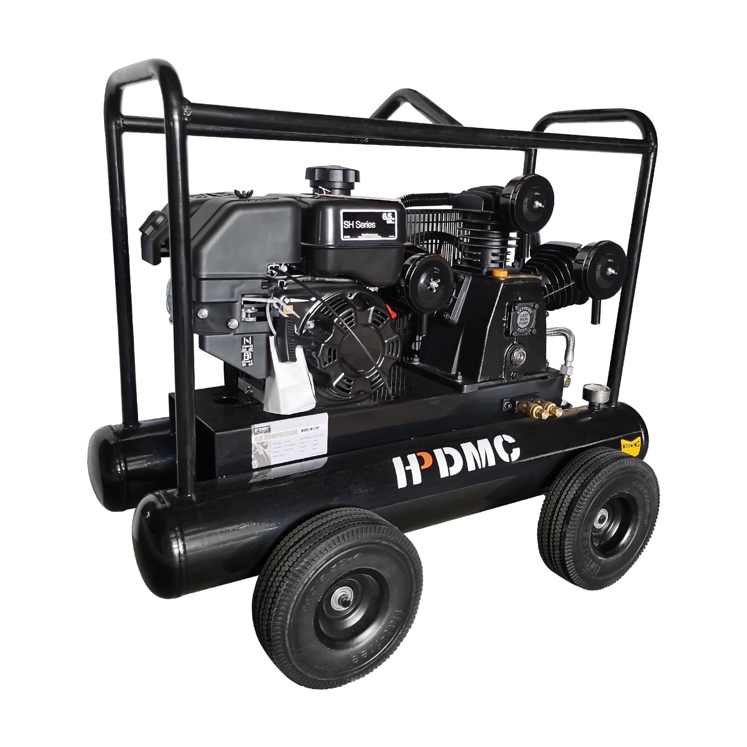 HPDMC Gas Driven Piston Air Compressor 6.5HP - One Stage - 6.5HP ...