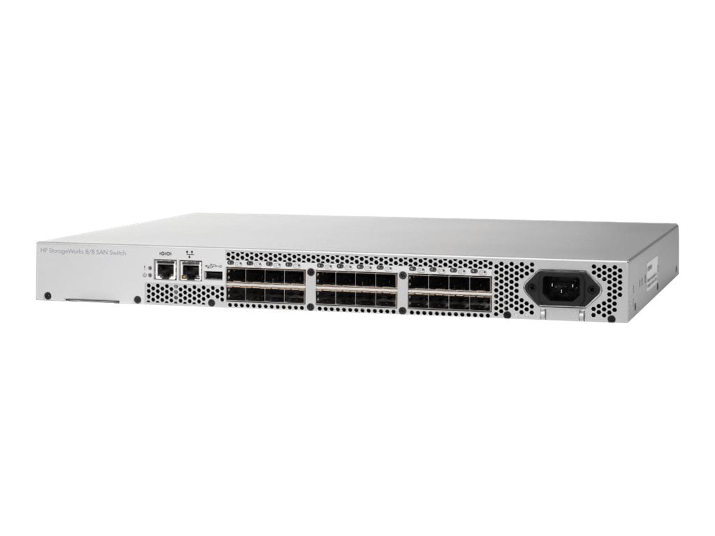 HPE 8/8 (8) Full Fabric Ports Enabled SAN Switch - Switch - managed - 8 ...