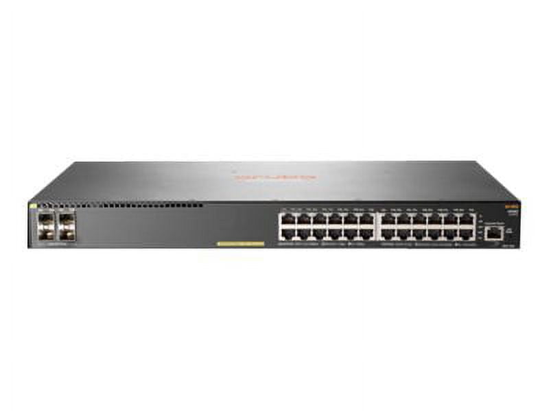 HPE Aruba 2930F 24G PoE+ 4SFP - Switch - L3 - managed - 24 x 10/100 ...