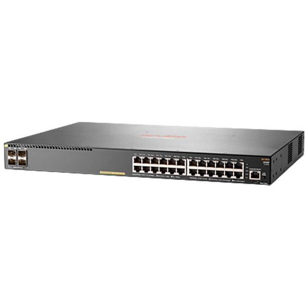 HPE Aruba JL261A#ABA 2930F 24G PoE+ 4 SFP Switch - Walmart Business ...