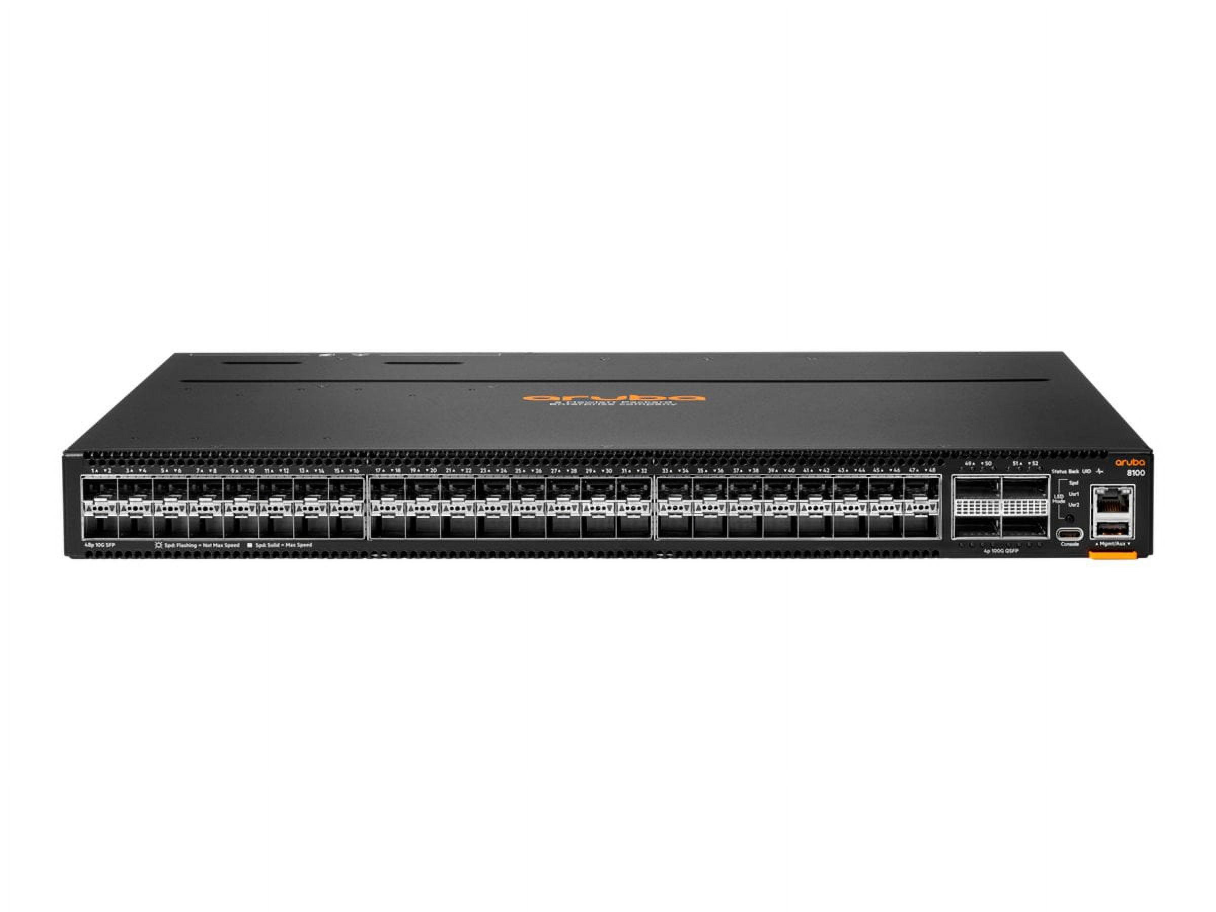 HPE Aruba Networking CX 8100 48x10G SFP+ 4x40/100G QSFP28 Switch ...