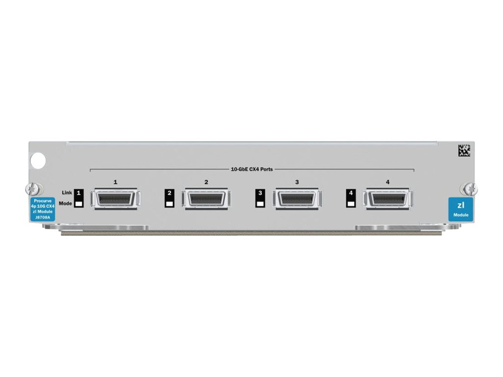 HPE Aruba Switch 5400zl 4p 10-GbE CX4 Module - Expansion module ...