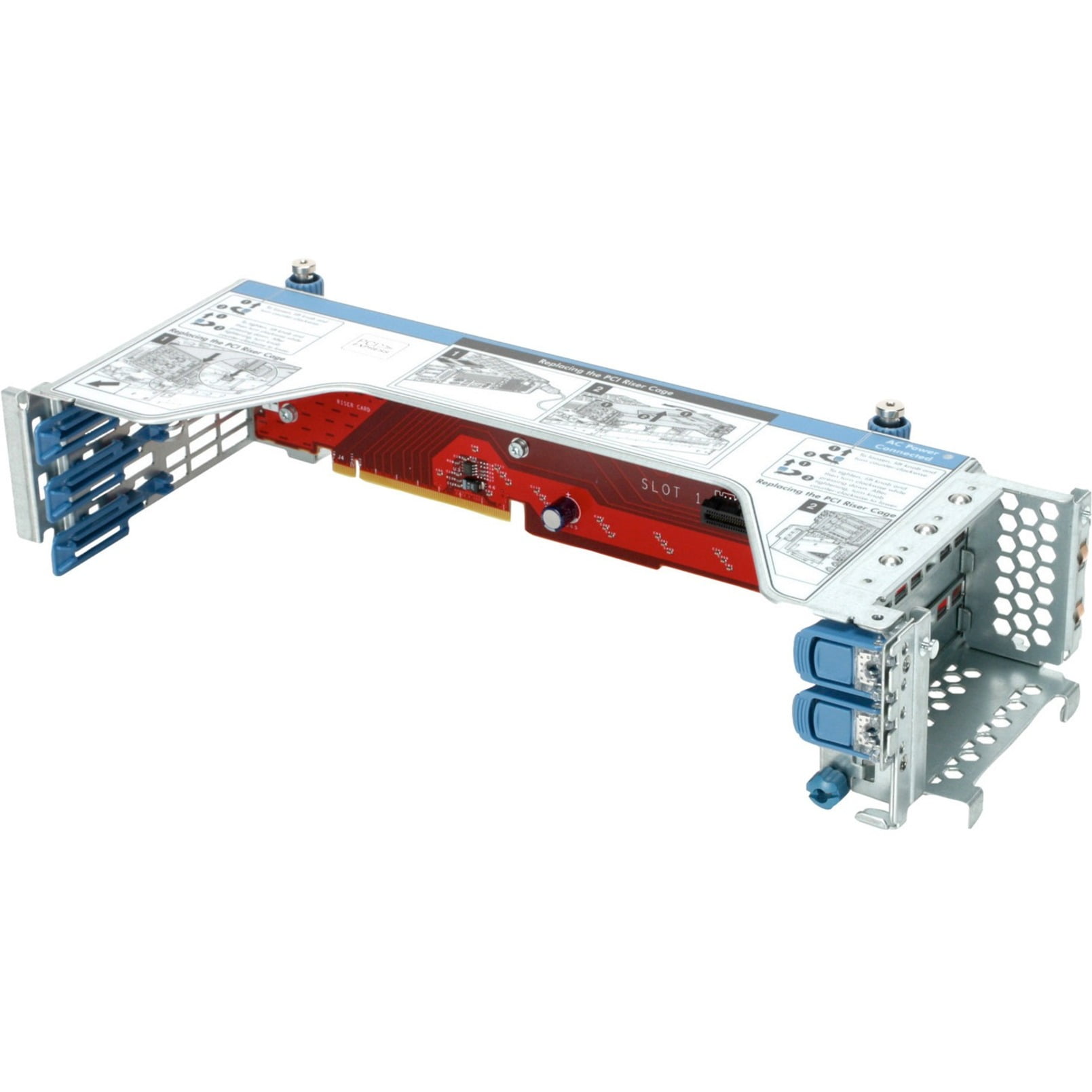 HPE DL380 Gen10 PCI Primary/Secondary Riser Cage without Retainer Clip ...