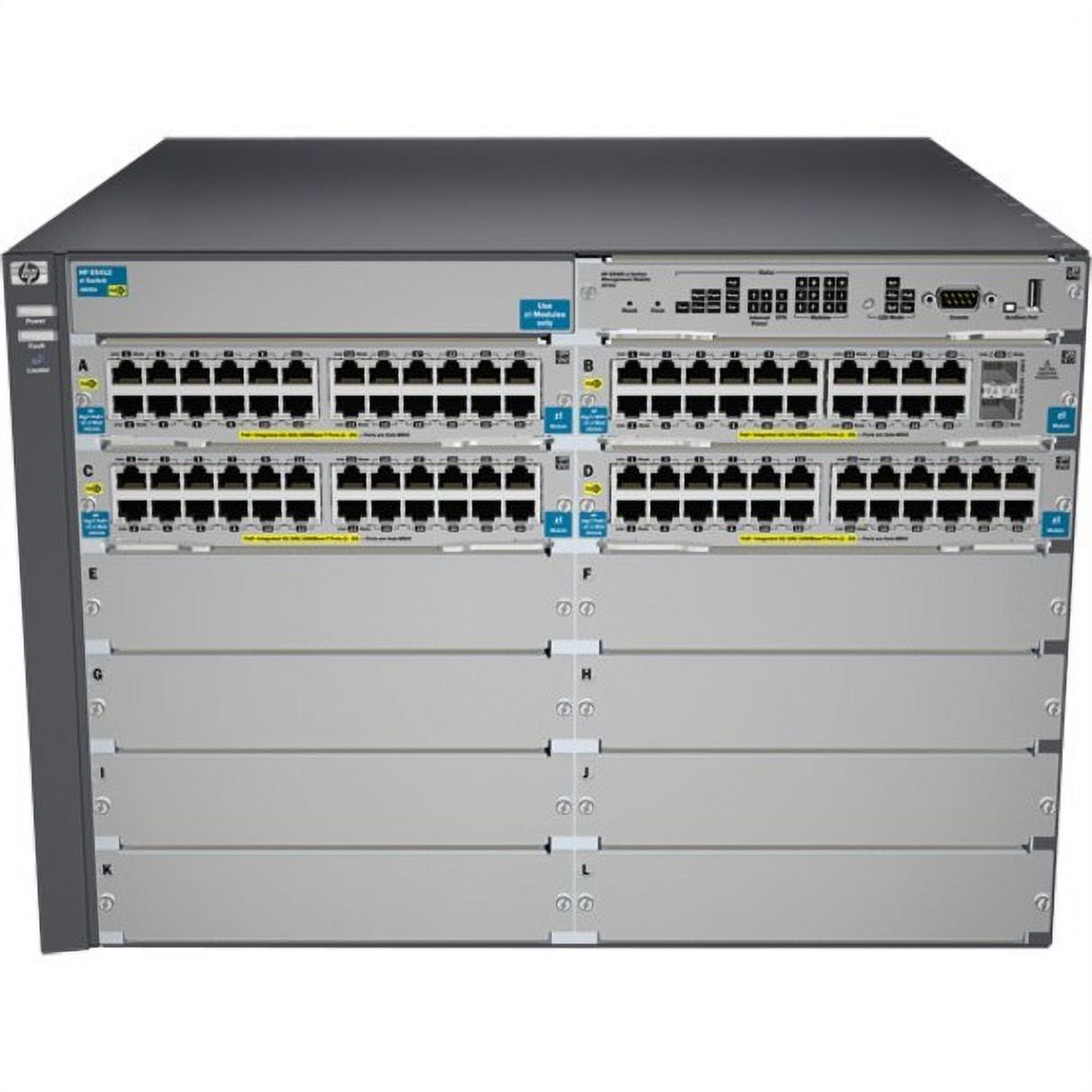 E5412-92G-PoE+/2XG-SFP+ v2 zl Switch Chassis - Walmart.com
