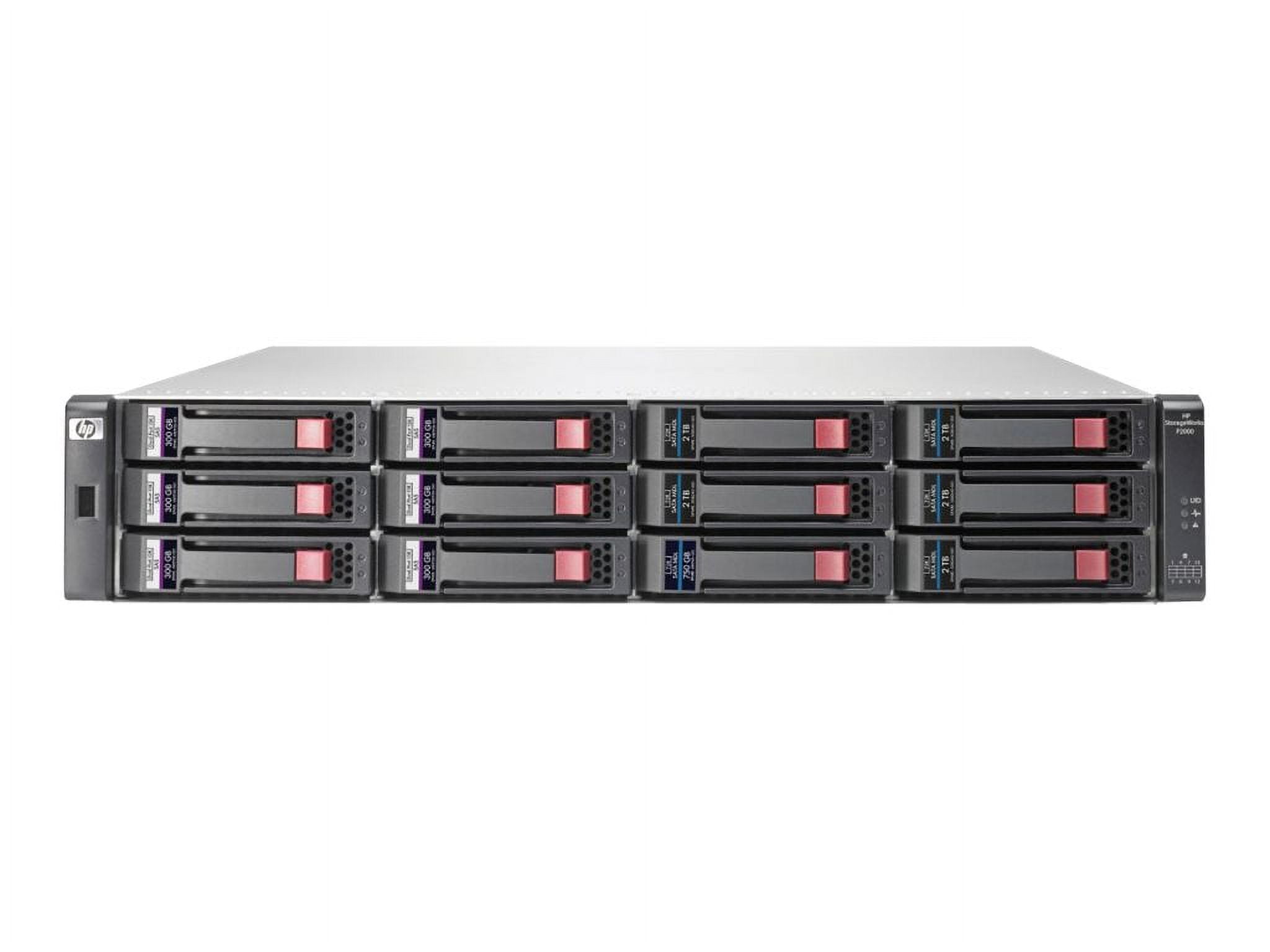 HPE Modular Smart Array 2040 LFF Chassis - Storage enclosure - 12 bays (SAS-2) - rack-mountable ...