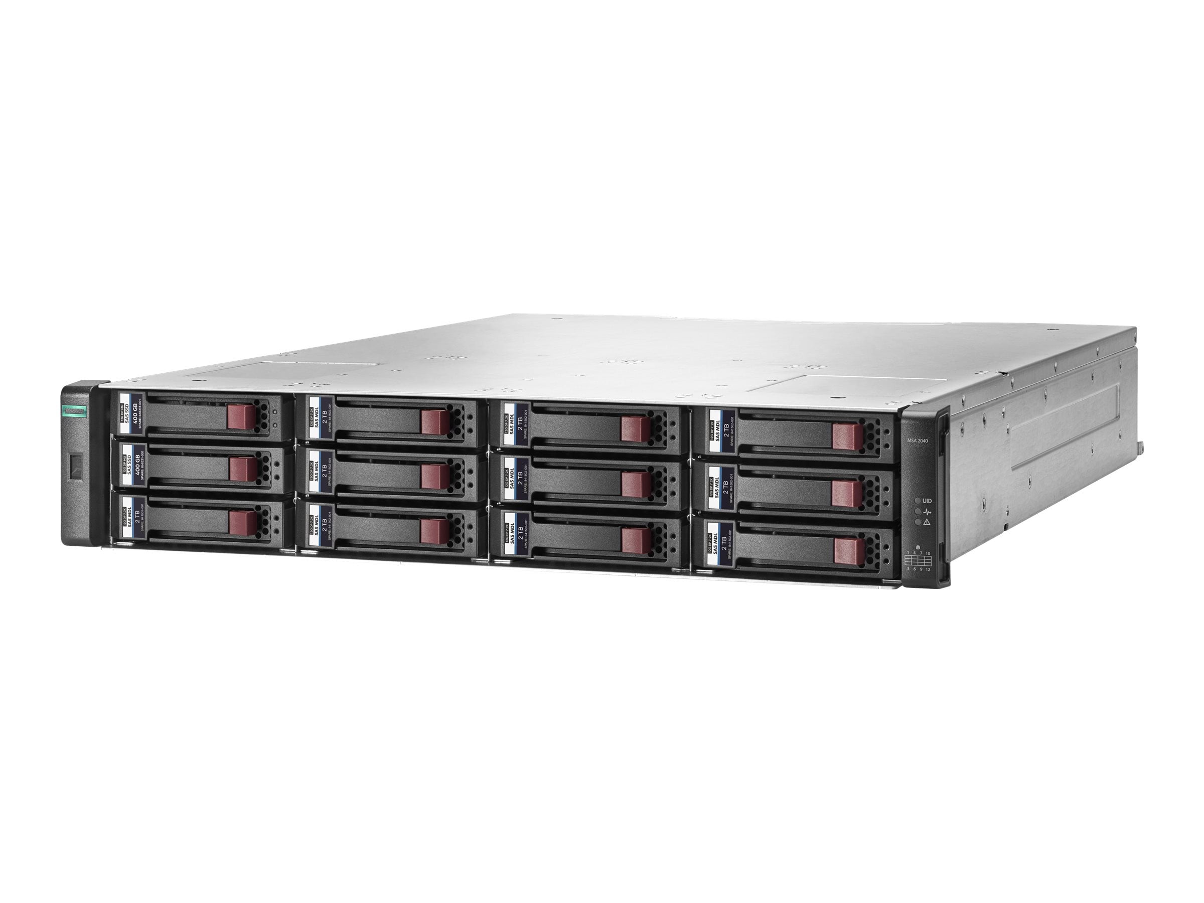 HPE Modular Smart Array 2042 SAN Dual Controller LFF Storage - hard drive array - Walmart.com