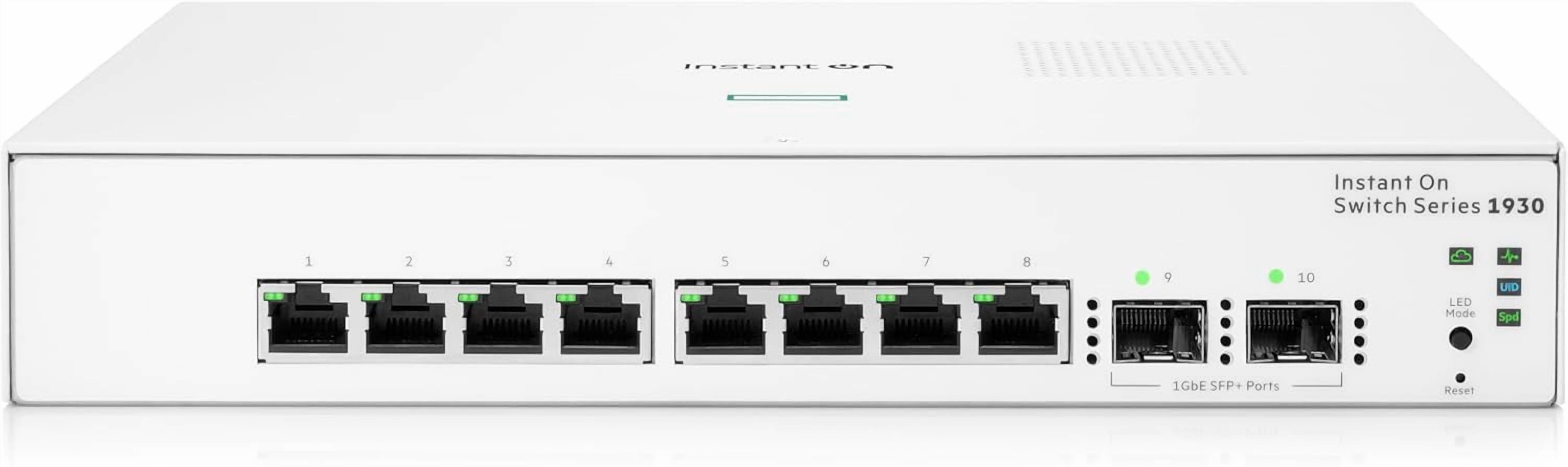 HPE Networking Instant On Switch 8p Gigabit 2p SFP 1930 (JL680A#ABA ...
