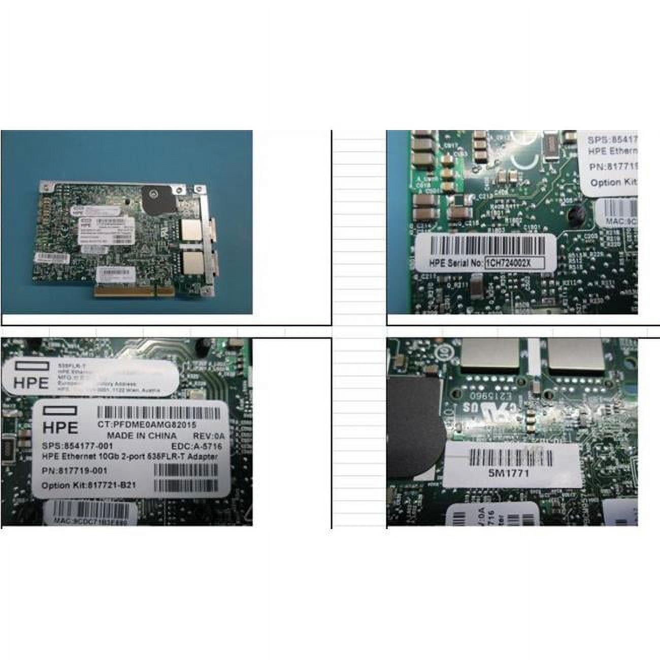 HPE OEM Ethernet 10Gb 2-Port 535FLR-T Adapter - Walmart.com