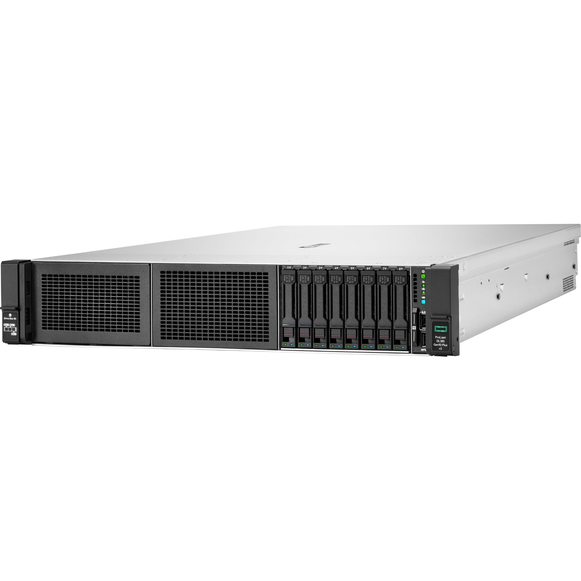 HPE ProLiant DL385 G10 Plus v2 2U Rack Server, 1 EPYC 7252 3.10 GHz, 32 ...
