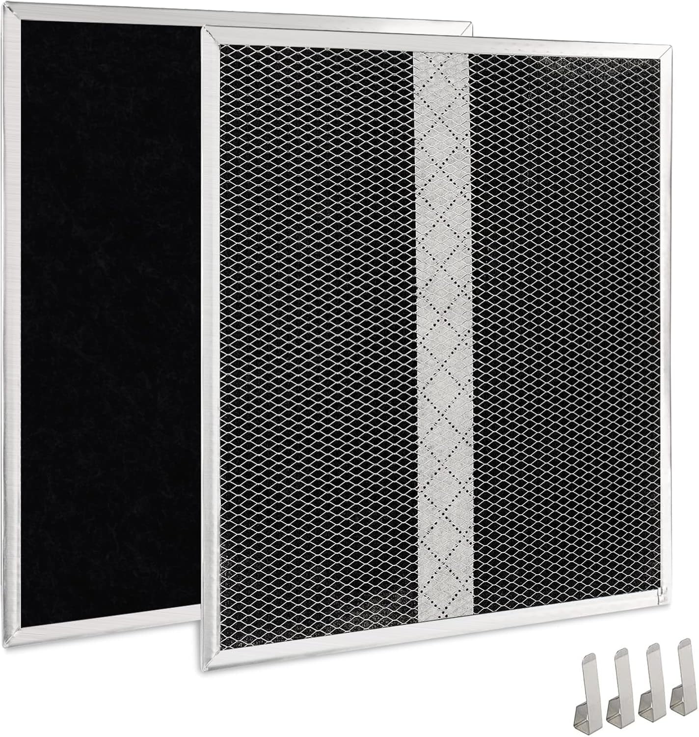 HPF30 Range Hood Non-Duct Charcoal Filters Kit, for Broan Dual Filter ...