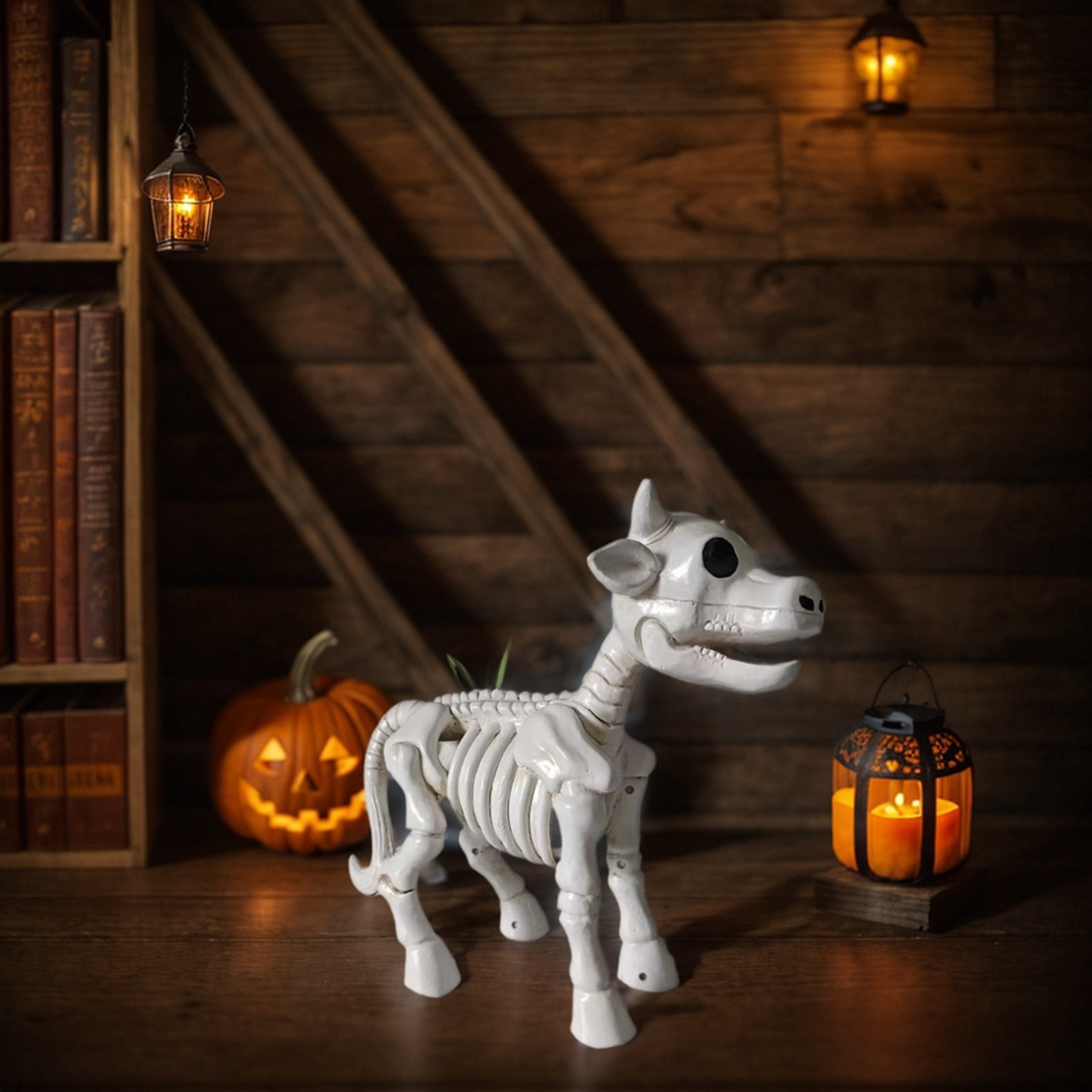 HPHW 2025 Halloween Cow Skeleton,Cow Skeleton Halloween Decor,Skeleton ...