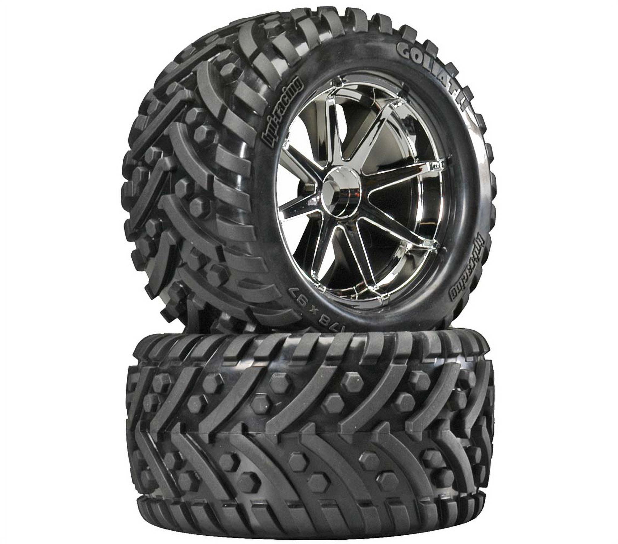 HPI Racing HPI4727 178 x 97 mm Mounted Goliath Tire with Blast Chrome ...