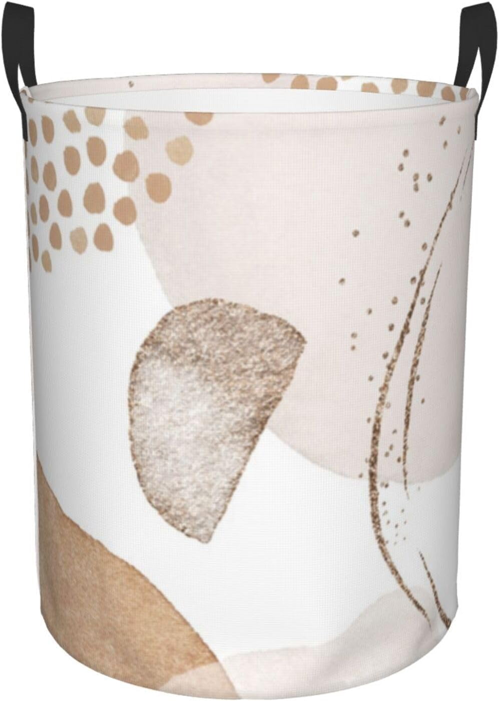 HPINK-T Blush Pink Ivory Beige Watercolor Large Laundry Basket Laundry ...