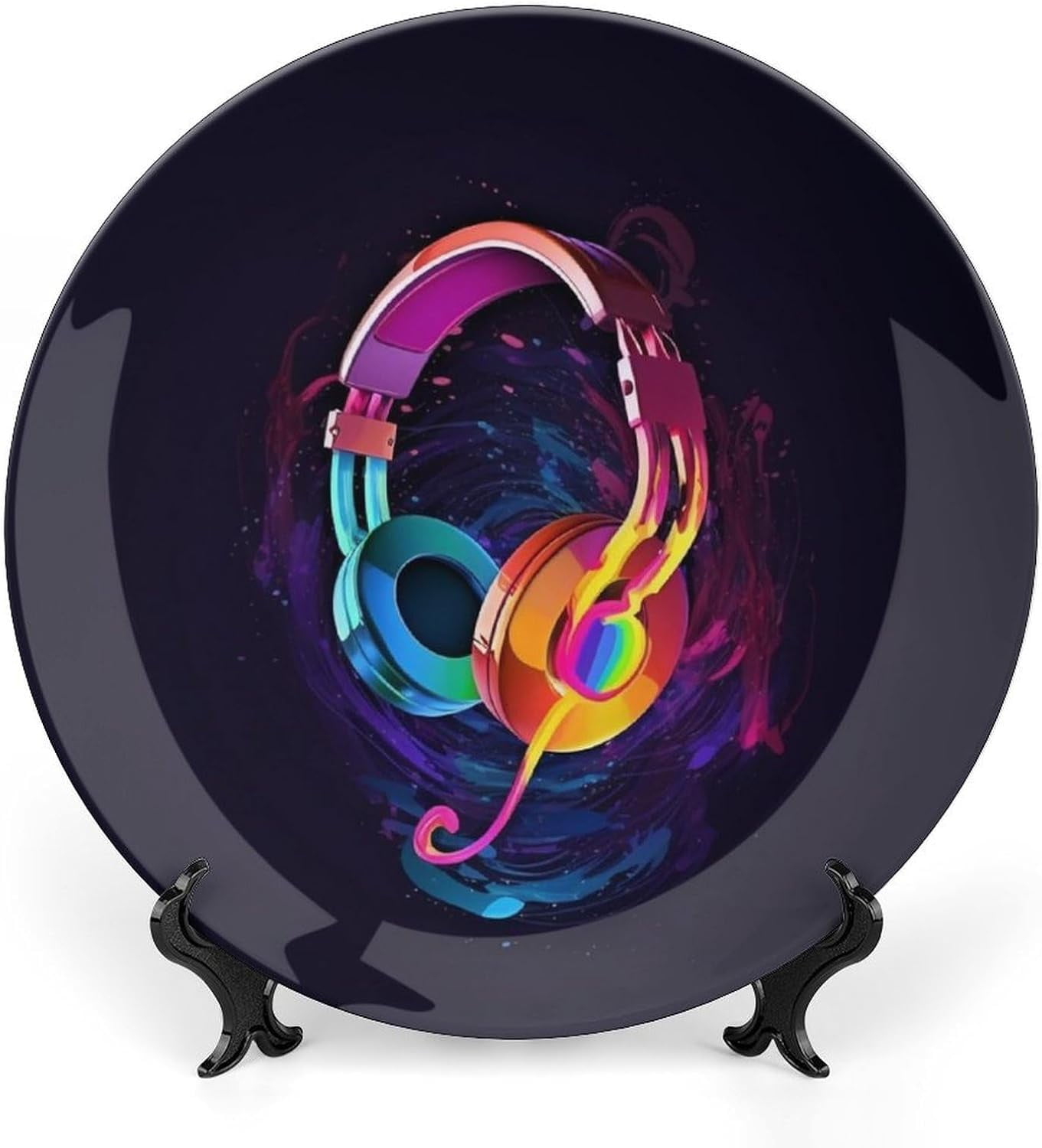 HPINK-T Decorative Plate for Wall Hanging Color Gradient Music Bone ...