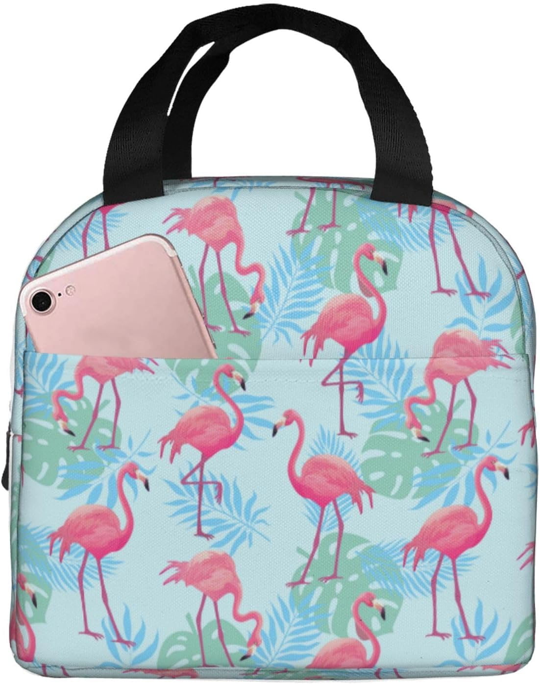 HPINK-T Flamingo Print Lunch Bag Lunch Box, Insulated Lunch Bag Cooler ...